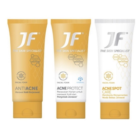 Jual JF Sulfur Facial Foam 70gr Anti Acne Protect Acne Spot Care Facial ...