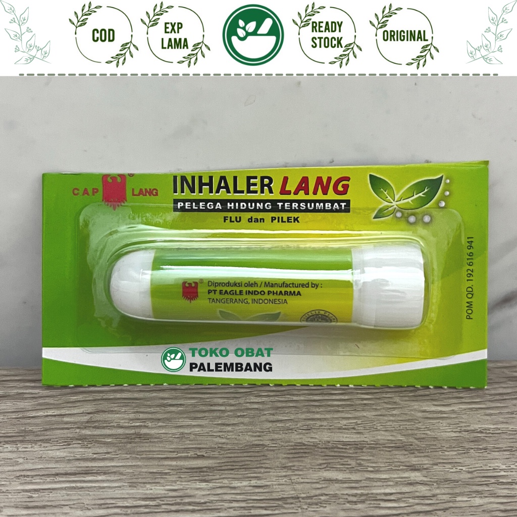 Jual LANG INHALER PELEGA HIDUNG TERSUMBAT INHALER CAP LANG FLU DAN ...