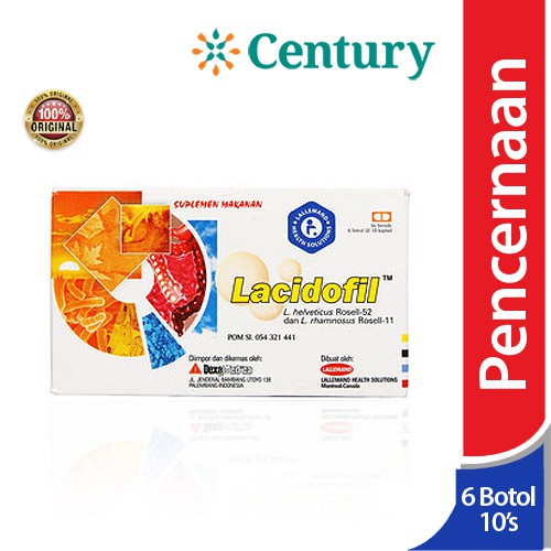 Jual Lacidofil 1 botol isi 10 kapsul/Probiotik/Suplemen pencernaan ...