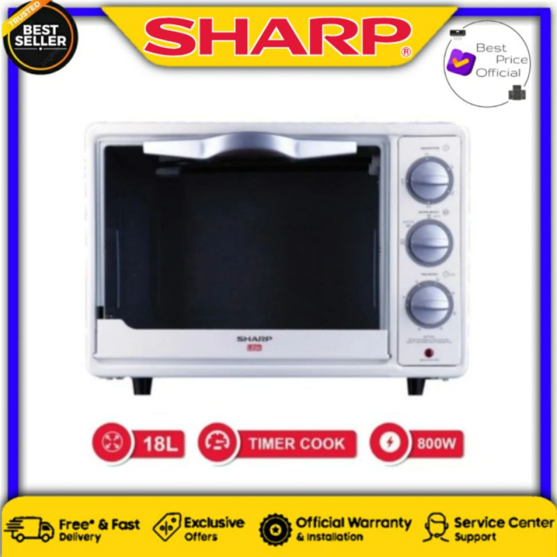Jual SHARP Electric Oven 18 Liter EO-18L SHARP Oven Listrik EO-18L(W ...