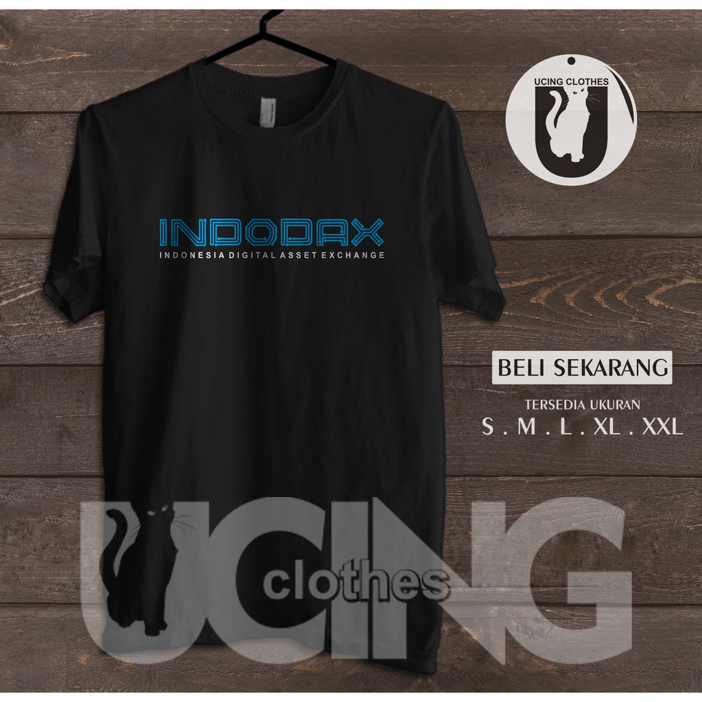 Jual Kaos Baju Crypto Indodax Logo Baju Perusahaan | Shopee Indonesia