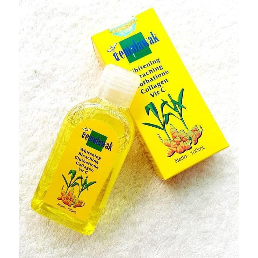 Jual TONER TEMULAWAK HOLO EMAS BESAR BOTOL KUNING ORIGINAL 100 ML ...