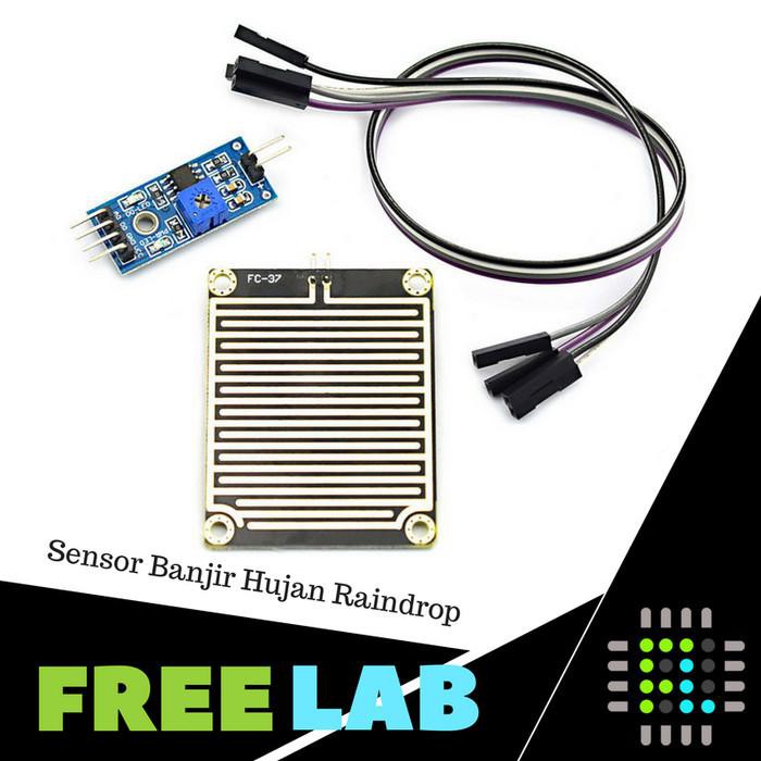 Jual Humidity and Rain Drop Module Sensor Air Hujan dan Kelembaban ...