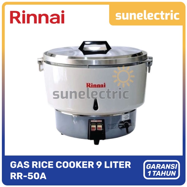 Jual Rinnai RR-50A Gas Rice Cooker Kapasitas Besar 9 Liter RR-50 A / RR ...