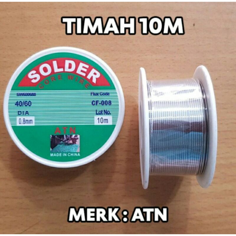 Jual Timah solder 10 m, diameter 0,8 mm | Solder wire kawat solder ...
