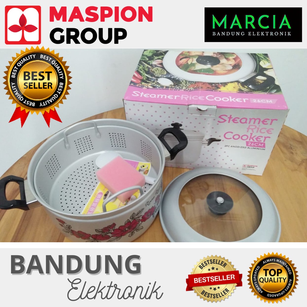 Jual Panci Kukusan Steamer Rice Cooker Aluminium Panca Guna Maspion ...