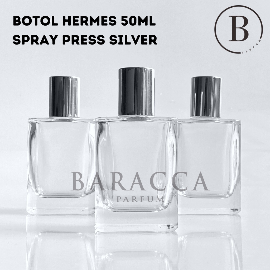 Jual Botol Parfum Hermes 50ML Press Silver - Botol Parfum Kosong Hermes ... Jual Botol Parfum Hermes 50ML Press Silver - Botol Parfum Kosong Hermes ...