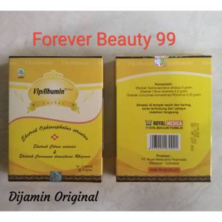 Jual VipAlbumin bubuk sachet - 1box isi 3 sachet - Vip albumin plus ...