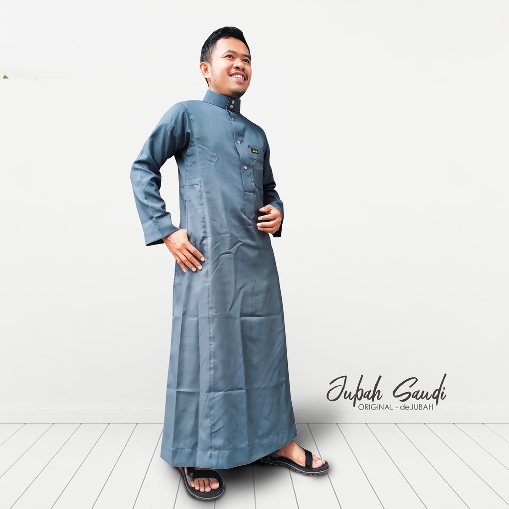 Jual DeJubah - Jubah Pria Dewasa Slim Fit Model Saudi | Shopee Indonesia