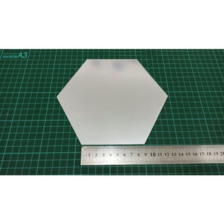 Jual CERMIN AKRILIK HEXAGONAL ACRYLIC SEGI ENAM (panjang 9cm tiap sisi ...