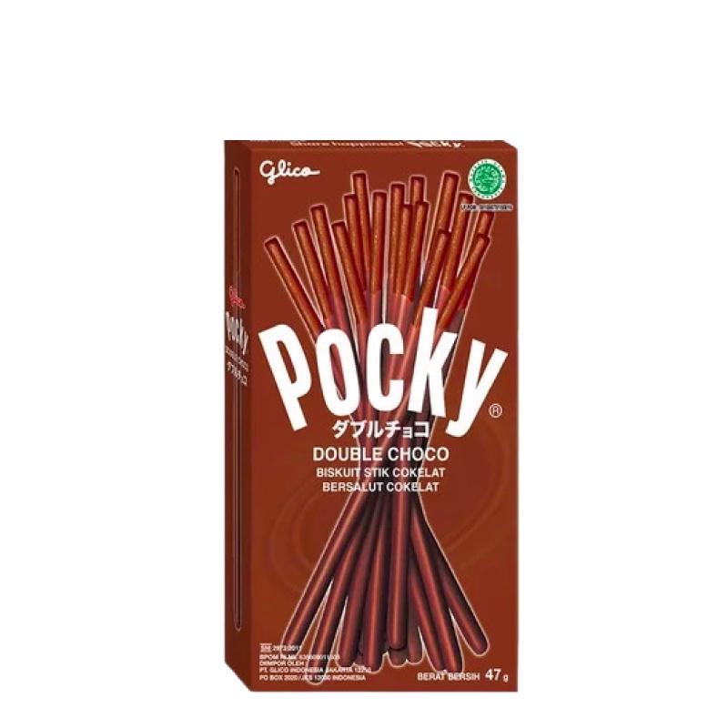 Jual Pocky Biskuit Stik Double Chocolate 47 gr | Shopee Indonesia
