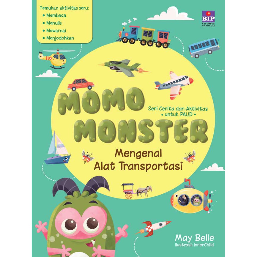 Jual Momo Monster Buku Cerita & Aktivitas PAUD TK Membaca Menulis ...
