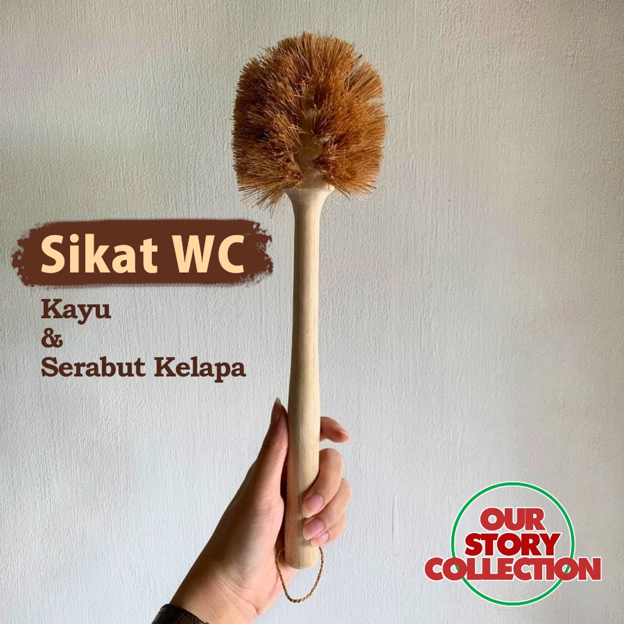 Jual Sikat WC Serabut Kelapa Lokal & Handmade / Coconut Fibre Toilet ...