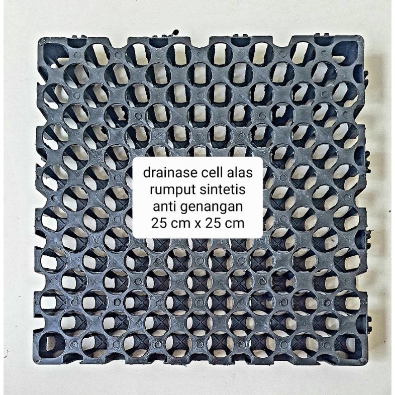 Jual drainase ukuran 25 cmx 25 cm alas karpet rumput sintetis roof top ...