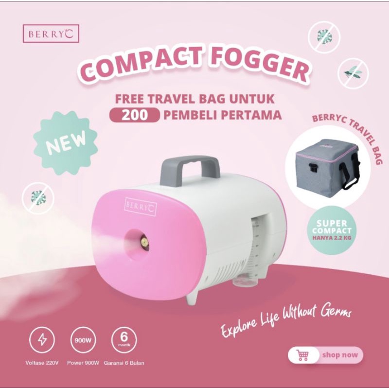 Jual Berryc Compact Fogger READY Mesin fogging berryC Fogging Smoke Fog ...