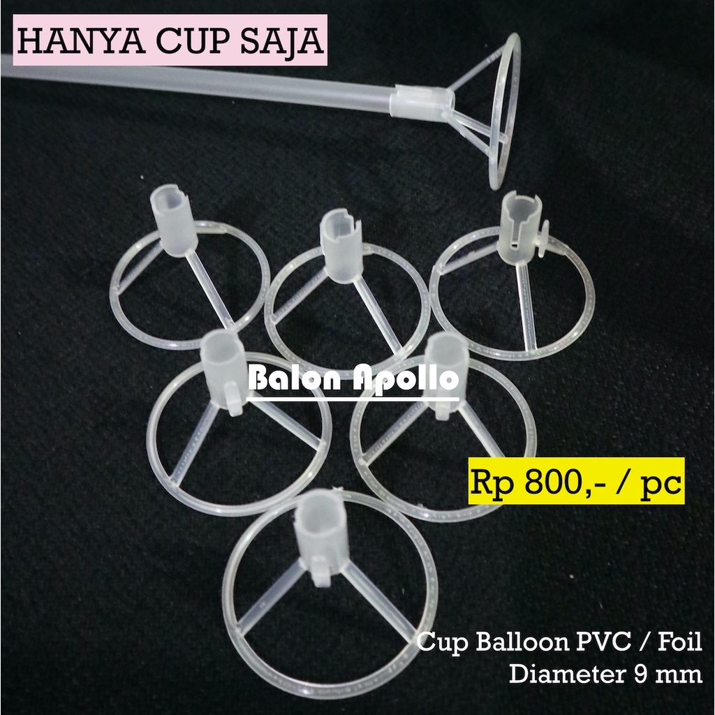 Jual Cup Balon PVC / Cup Balon Foil (ISI 20 PCS) | Shopee Indonesia