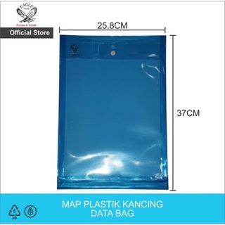 Jual EAGLE Map Plastik Kancing Bening Vertical Folio F4/Data Bag 6 PCS ...