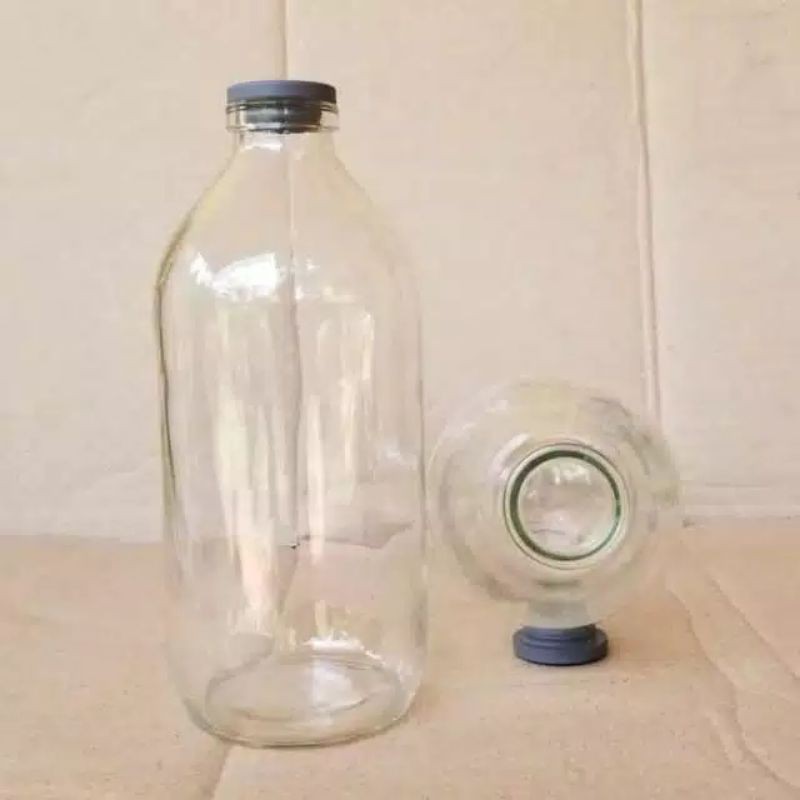Jual botol infus 500mli plus tutup botol botol asi botol kaca | Shopee ...