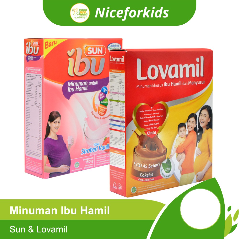 Jual Sun Lovamil Prenagen Lova Susu Ibu Hamil dan menyusui Box | Shopee ...