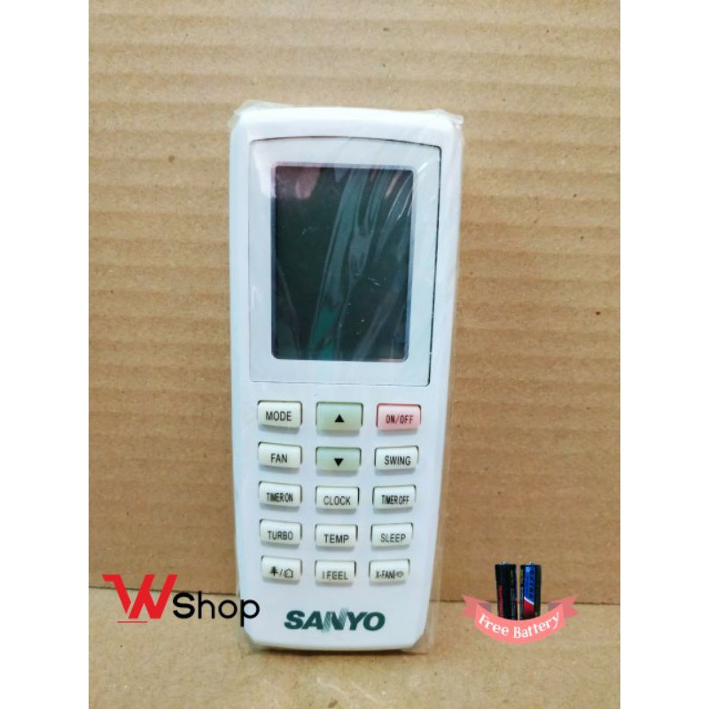 Jual REMOTE/REMOT AC SANYO AQUA ORIGINAL - Air Conditioner | Shopee ...