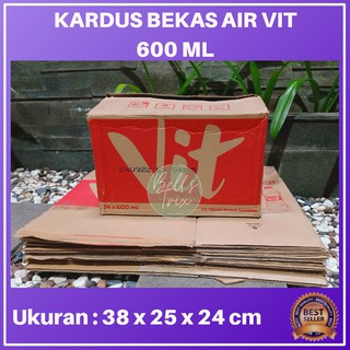 Jual Kardus Bekas VIT 600ml/Kardus Bekas/Kardus Packing/dus bekas/dus ...