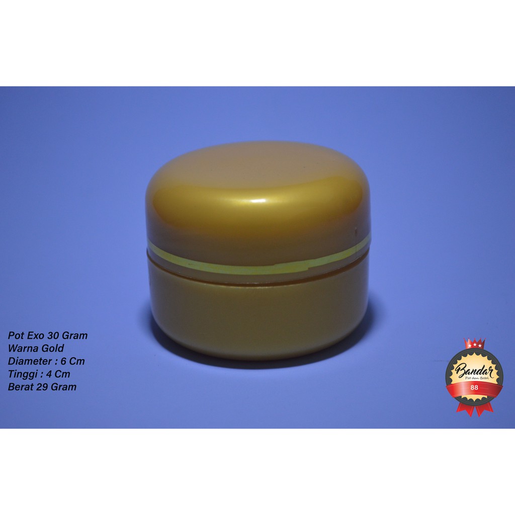 Jual POT CREAM 30 GRAM GOLD (KEMASAN 25 PCS) Indonesia|Shopee Indonesia