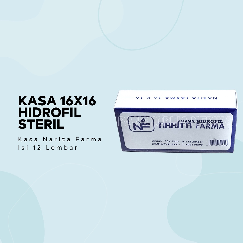Jual Kassa Steril Hydrophile l Kasa Steril Narita 16x16 cm isi 12 ...