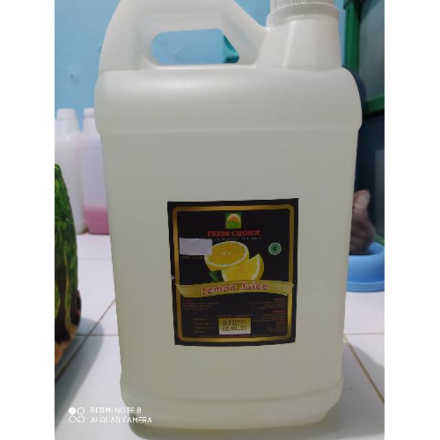 Jual Fresh Choice rasa Lemon Juice 5 liter | Shopee Indonesia