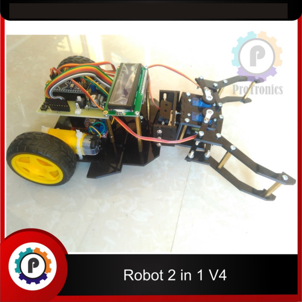 Jual Robot 2 in 1 Robot Transporter + Line Follower Micro V4 | Shopee ...