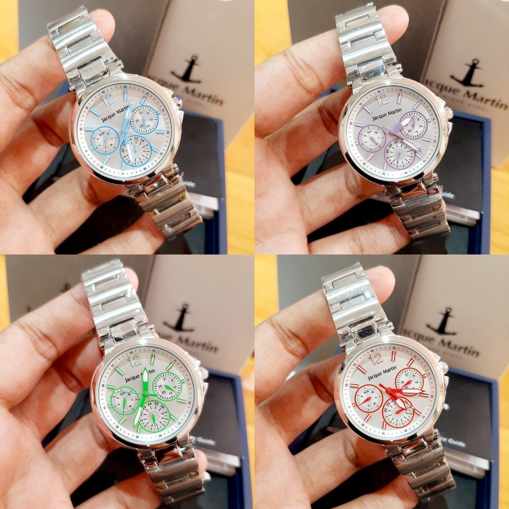 Jual Jam Tangan JACQUE MARTIN 235 JM235 BFB ORIGINAL DAN BERGARANSI ...