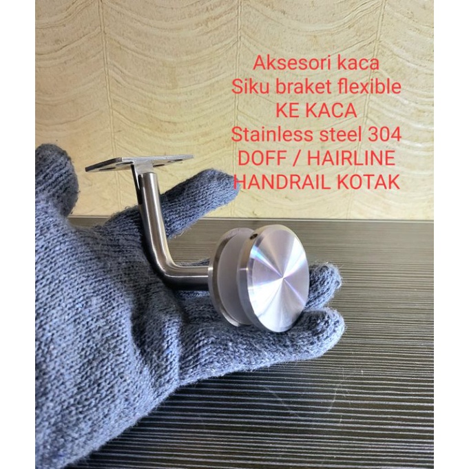 Jual HANDRAIL BRACKET DOFF FLEXIBLE HAND RAIL KOTAK SIKU BANISTER ...