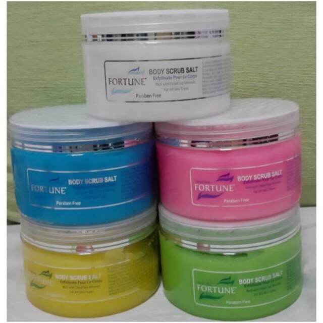 Jual Dead Sea FORTUNE Body SCRUB Salt - Jar 350 gr ( Garam Lulur Tubuh ...
