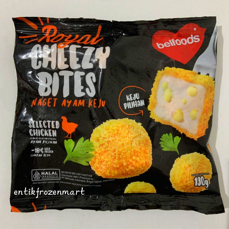 Jual Belfoods Royal Cheezy Bites | Nugget Ayam Isi Keju Royal Belfoods ...