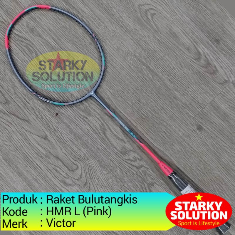 Jual Raket Victor Thruster HMR L Pink Bulutangkis Badminton Original ...