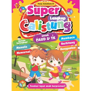 Jual Super Lengkap Calistung Paud & Tk Menulis Membaca Berhitung ...