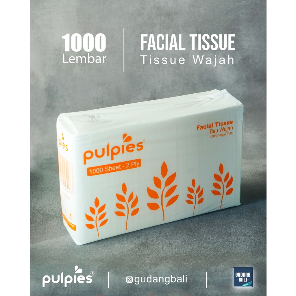 Jual FACIAL KILOAN Tissue Pulpies - Refill 1000 sheet HARGA DISTRIBUTOR ...