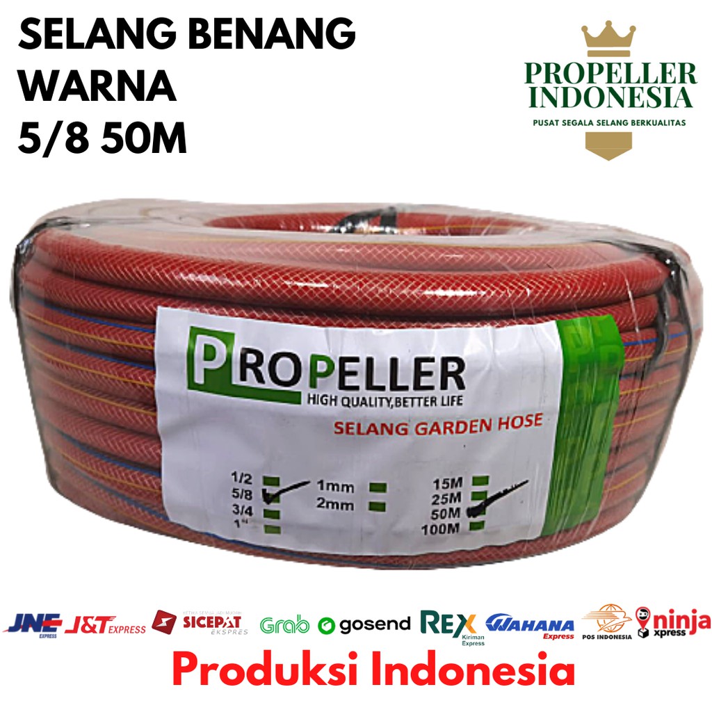Jual Selang Air PERMETER 5/8 2MM Benang Warna Selang Air Murah Selang Air Cuci Motor Selang Air ...