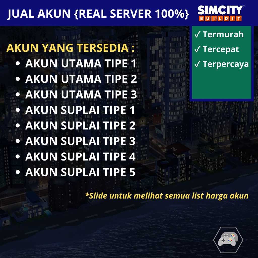 Harga Simcity Terbaru Desember 2021 | BigGo Indonesia