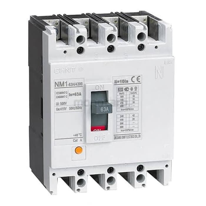 Jual CHINT MCCB / NFB / BREAKER 3P 100 A NM1 - 125C Indonesia|Shopee Indonesia