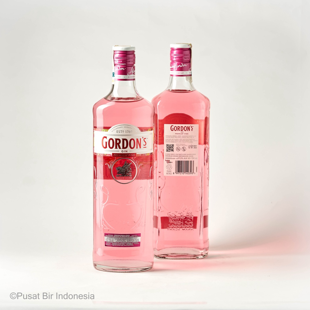 Jual GORDON PREM PINK GIN 750ML | Shopee Indonesia