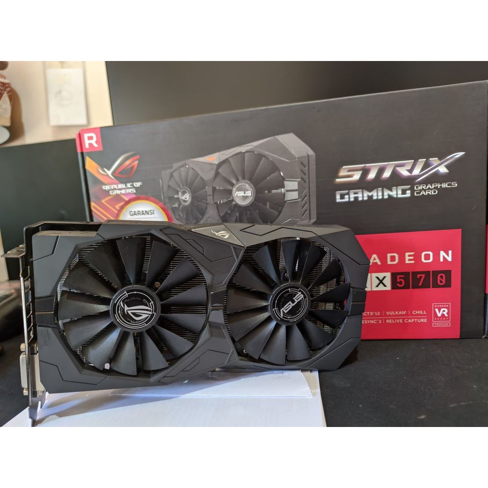 Jual VGA ASUS ROG STRIX RX 570 4GB GAMING OC GDDR5 | Shopee Indonesia