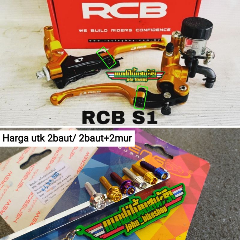 Jual Baut Probolt Handle Hendel Master Rem Kopling RCB S1 Silver Gold ...