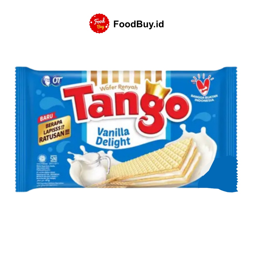 Jual Tango Wafer Vanilla Delight 47 gr Indonesia|Shopee Indonesia