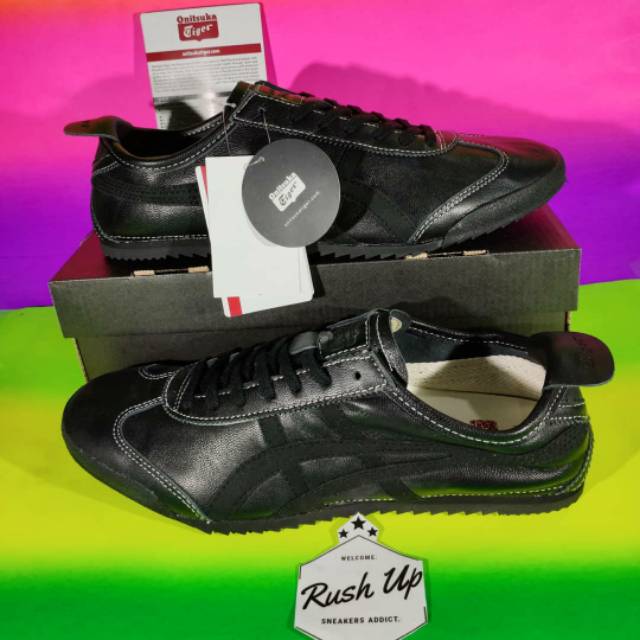 Jual SEPATU ONITSUKA TIGER MEXICO 66 DELUXE NIPPON MADE FULL BLACK JAPAN | Shopee Indonesia