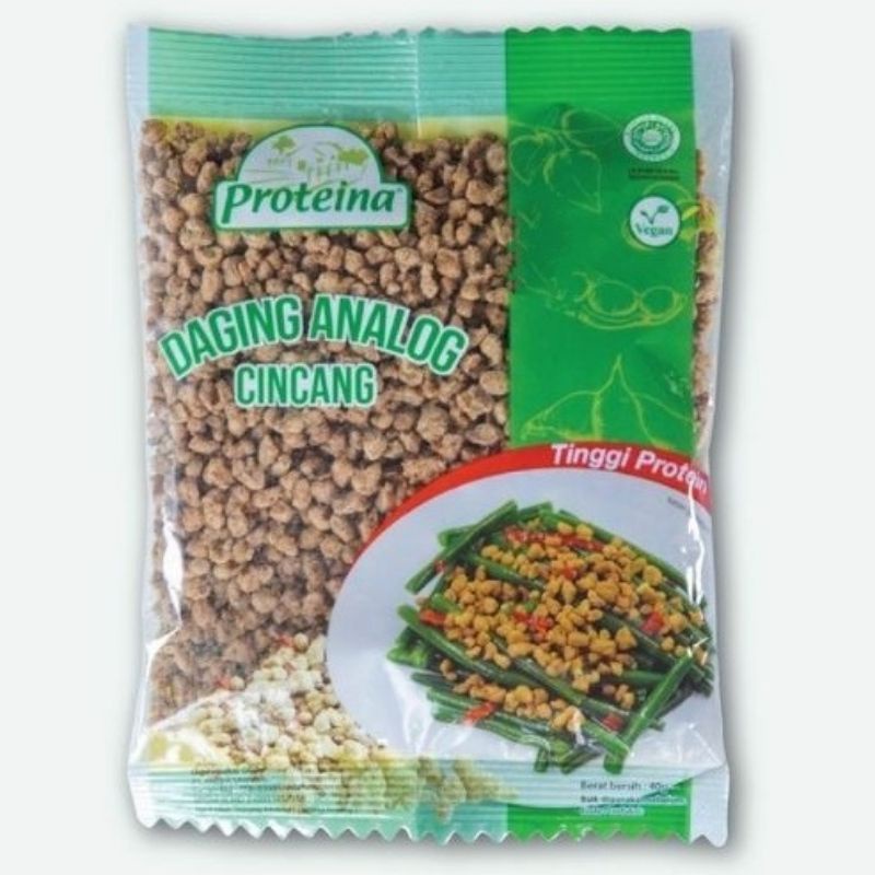Jual PROTEINA DAGING ANALOG CINCANG 40 GRAM | Shopee Indonesia