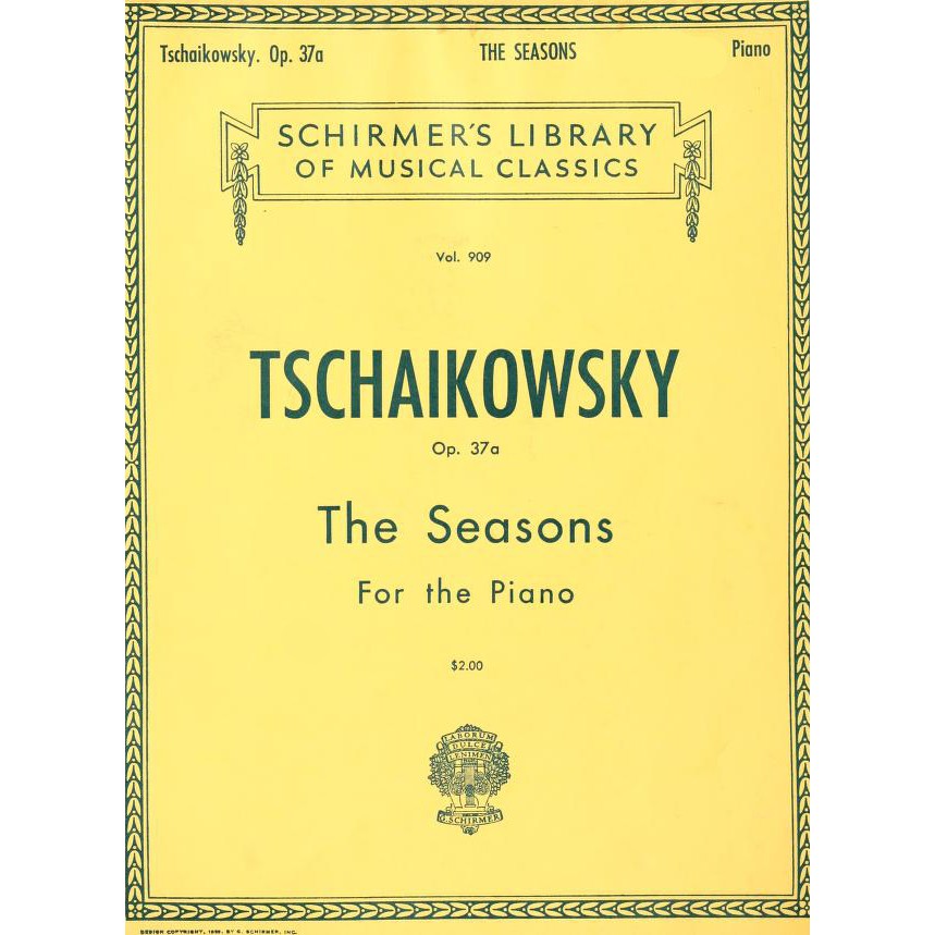 Jual Buku Piano Tchaikovsky - The seasons : op. 37a | Shopee Indonesia
