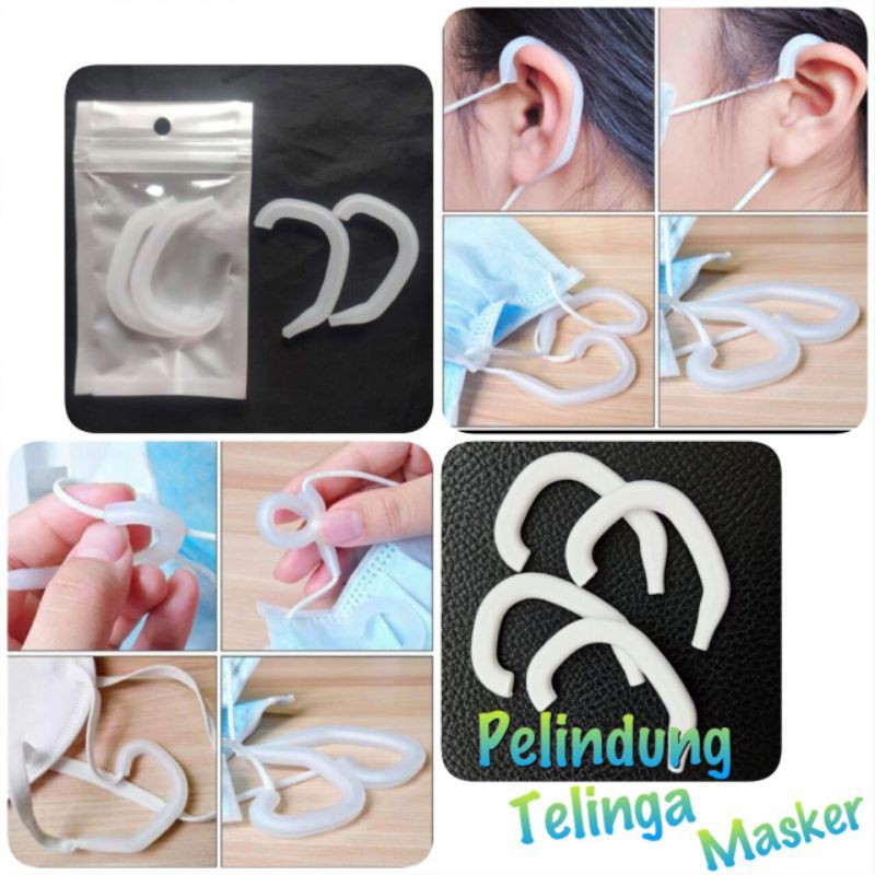 Jual Pelindung Telinga Tali Masker / Karet Silicone Telinga Masker ...