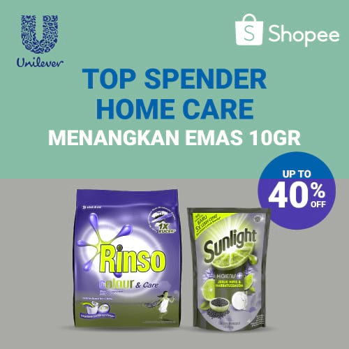 T&C Top Spender Home Care Menangkan Emas 10gr Disc up to 40% | 1-7 Ags