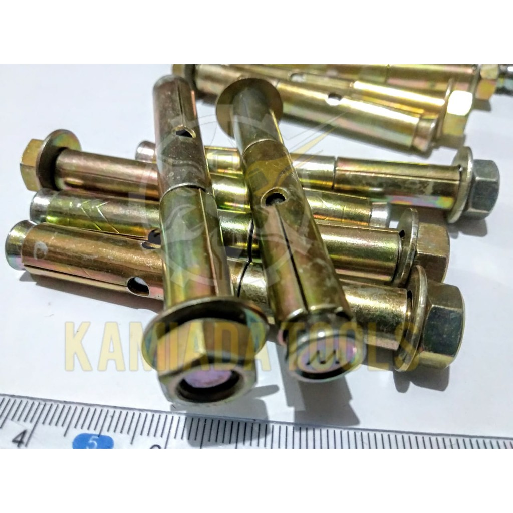 Jual Dyanabolt M10 x 77 Per 10pcs/ Dyna Bolt M10 x 77/ Baut Beton M10 x ...