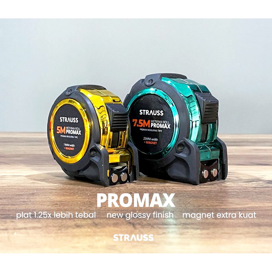 Jual METERAN PROMAX 7.5 METER STRAUSS | Shopee Indonesia